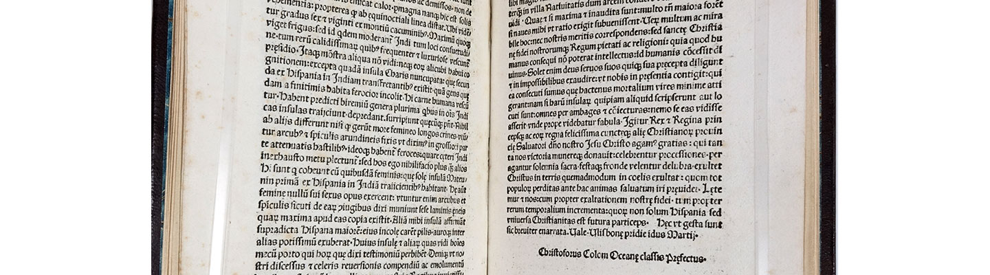 Epistola Christofori Colom | Bullock Texas State History Museum