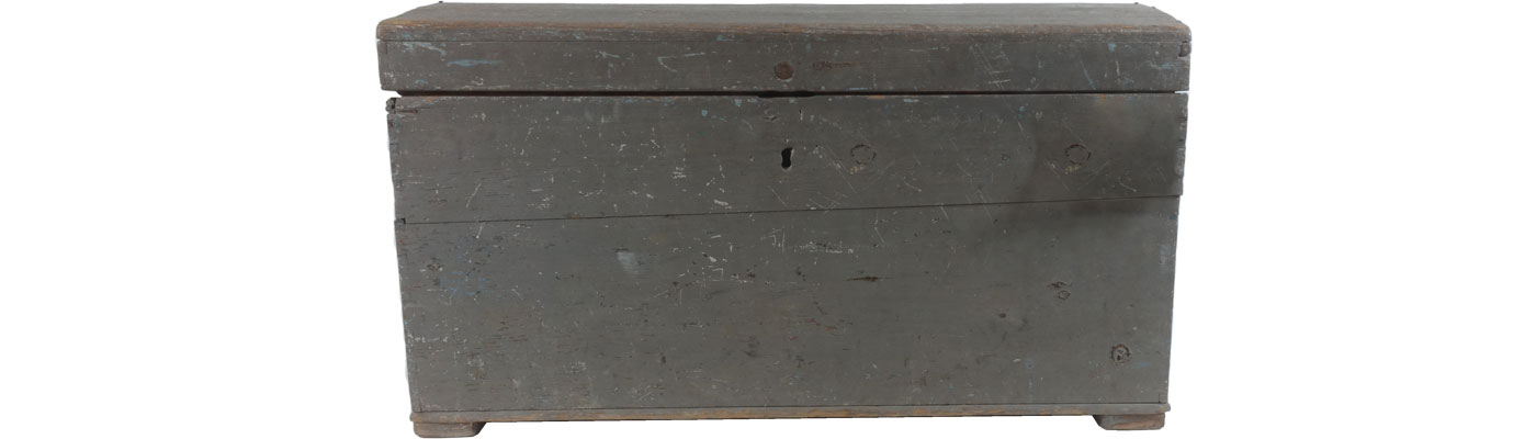 Skrobarczyk Family Wooden Trunk | Bullock Texas State History Museum