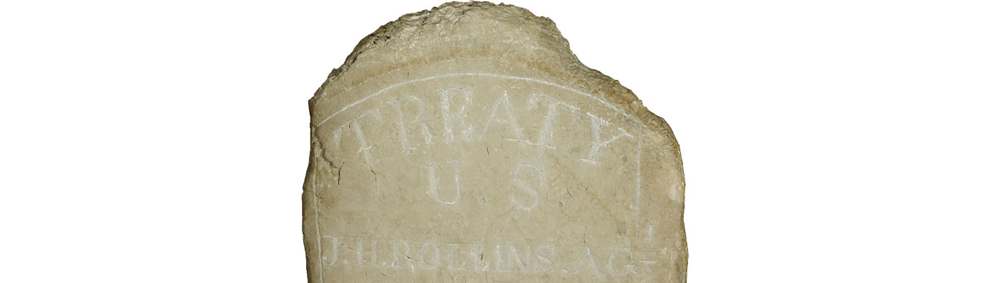 Treaty Stone from 1850 Peace Negotiations | Bullock Texas State History ...