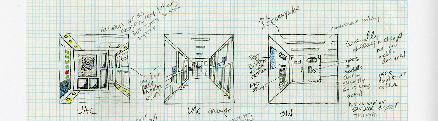 Hand-drawn maps and game mechanics from DOOM Bible | Bullock Texas ...