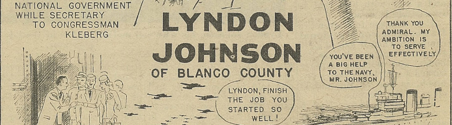Lyndon Johnson Senate Campaign Flyer, 1941