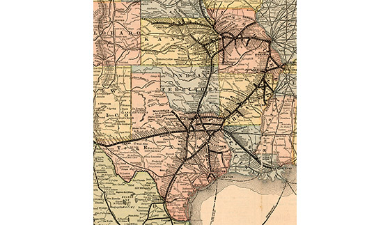 Texas Railroad System Maps