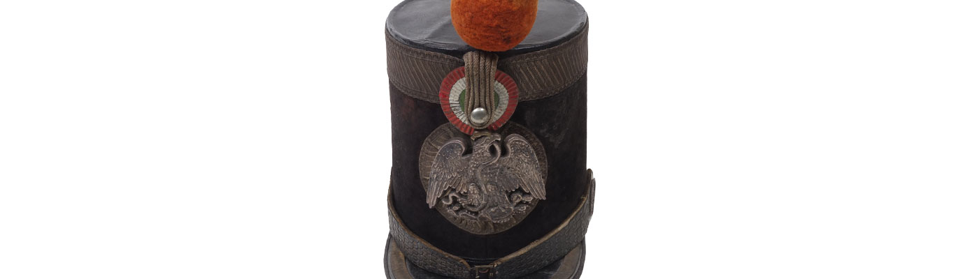 Mexican Army Shako | Bullock Texas State History Museum