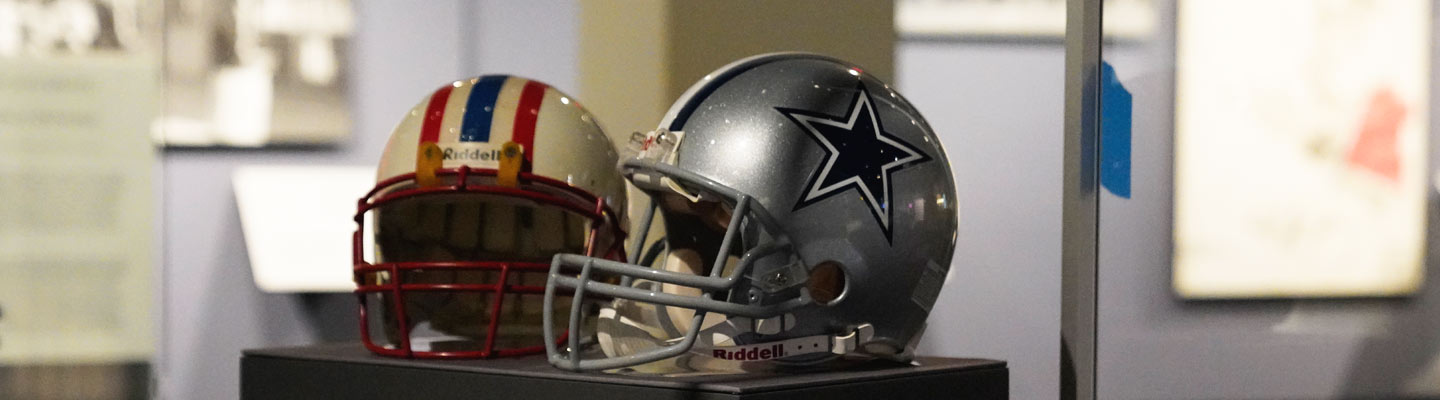 Helmets from Texas NFL teams | Bullock Texas State History Museum
