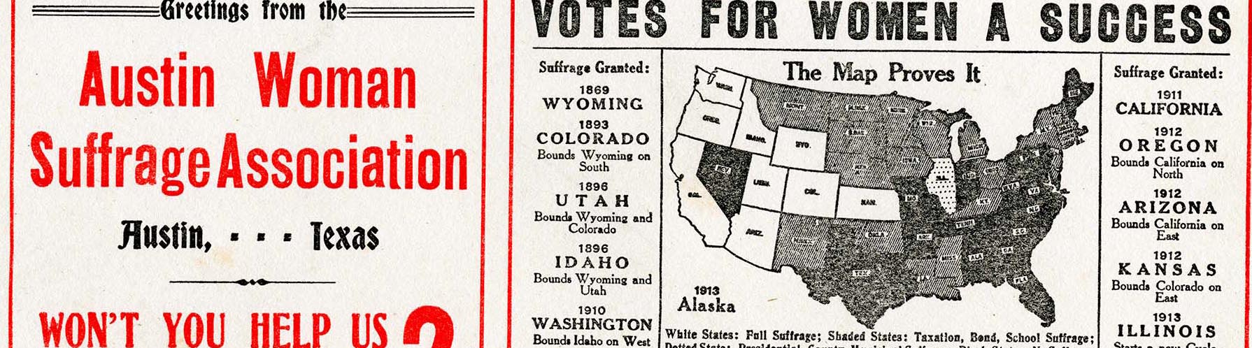 Bullock Texas State History Museum | Suffrage Centennial: Texas Women ...